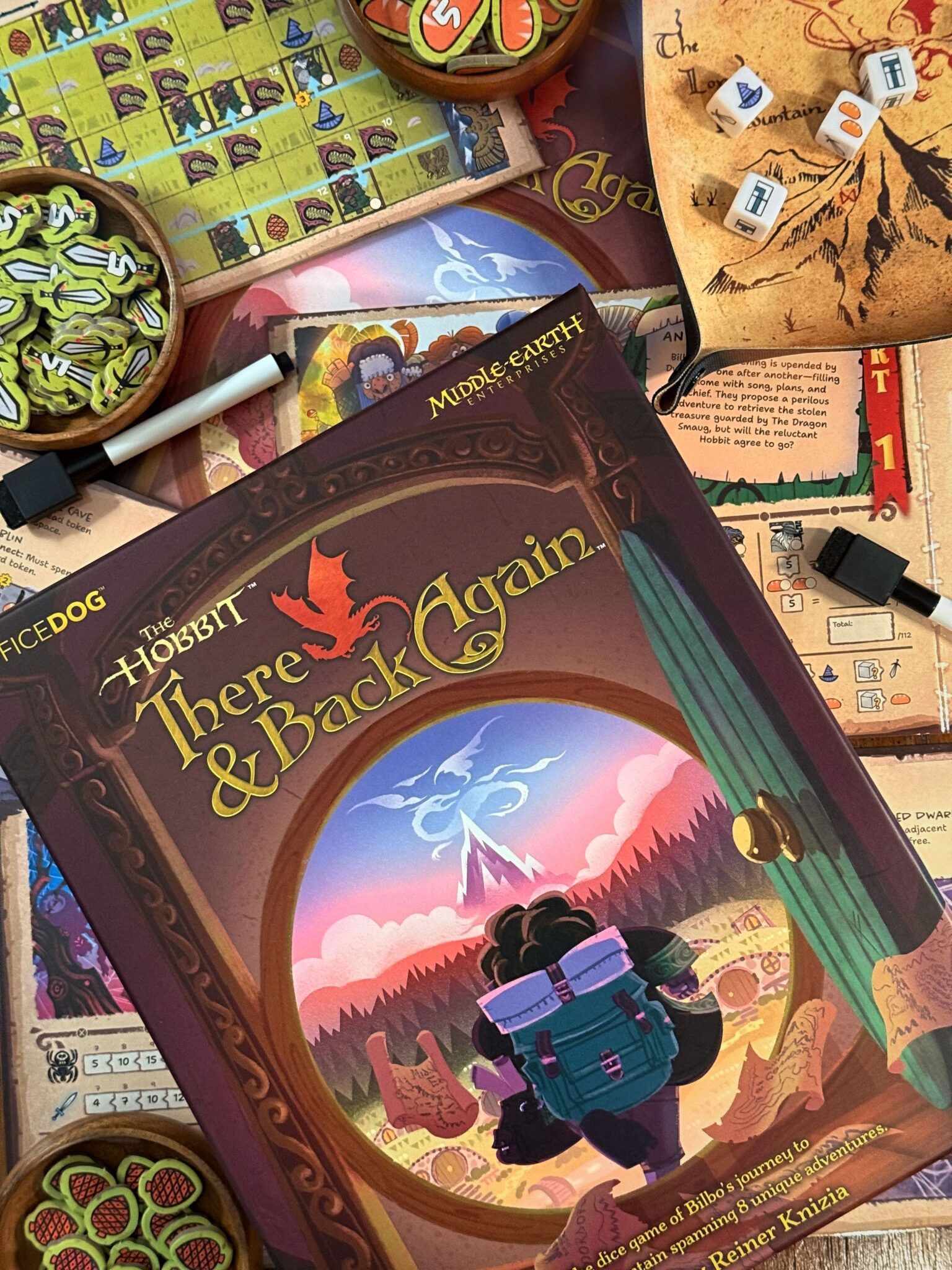 The Hobbit: There And Back Again Board Game Review - Kraken Opus