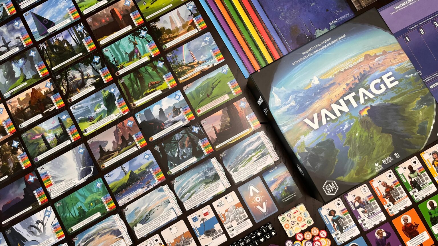 Vantage Board Game Review - Kraken Opus